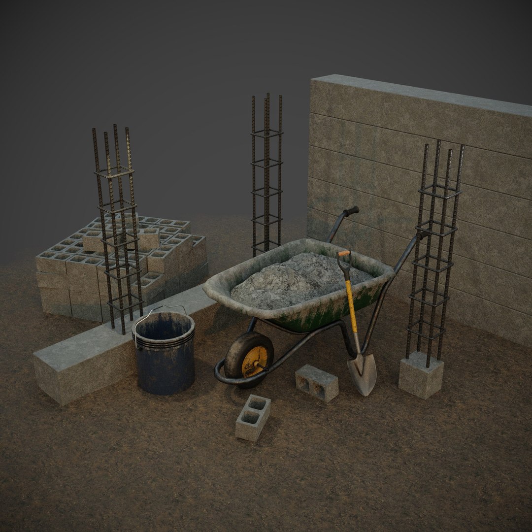 3D Construction Tools - TurboSquid 1983301