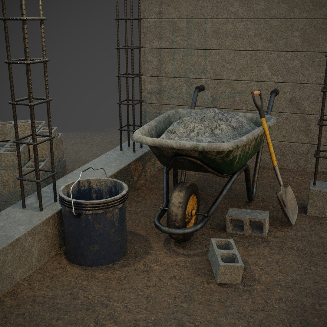 3D Construction Tools - TurboSquid 1983301