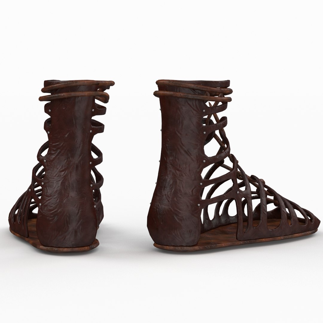 3d Roman Sandals