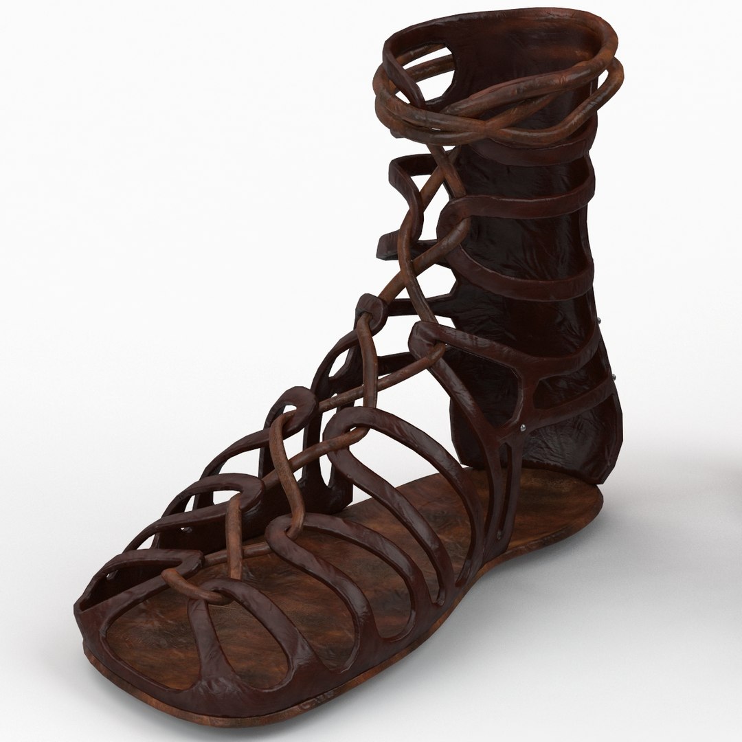 3d Roman Sandals