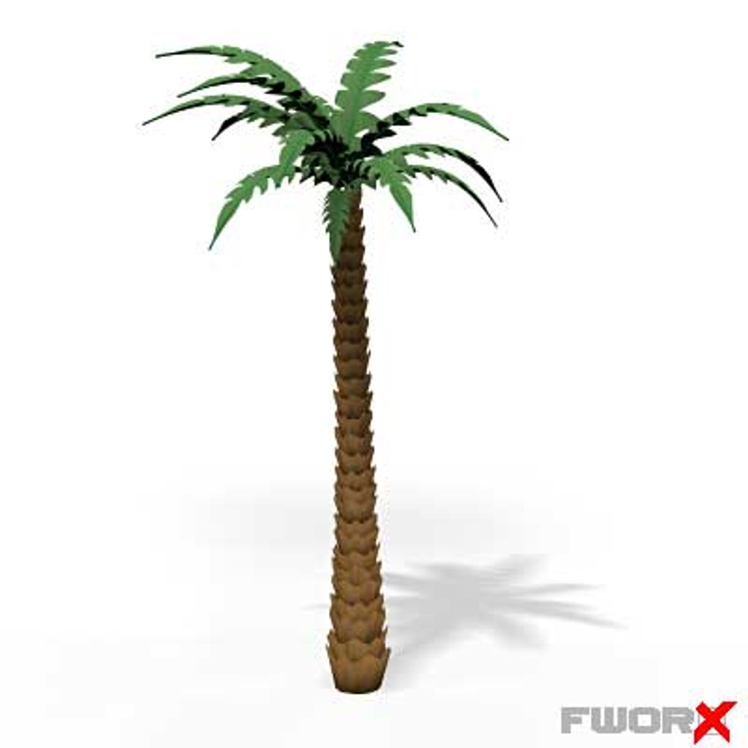 3d palm tree model