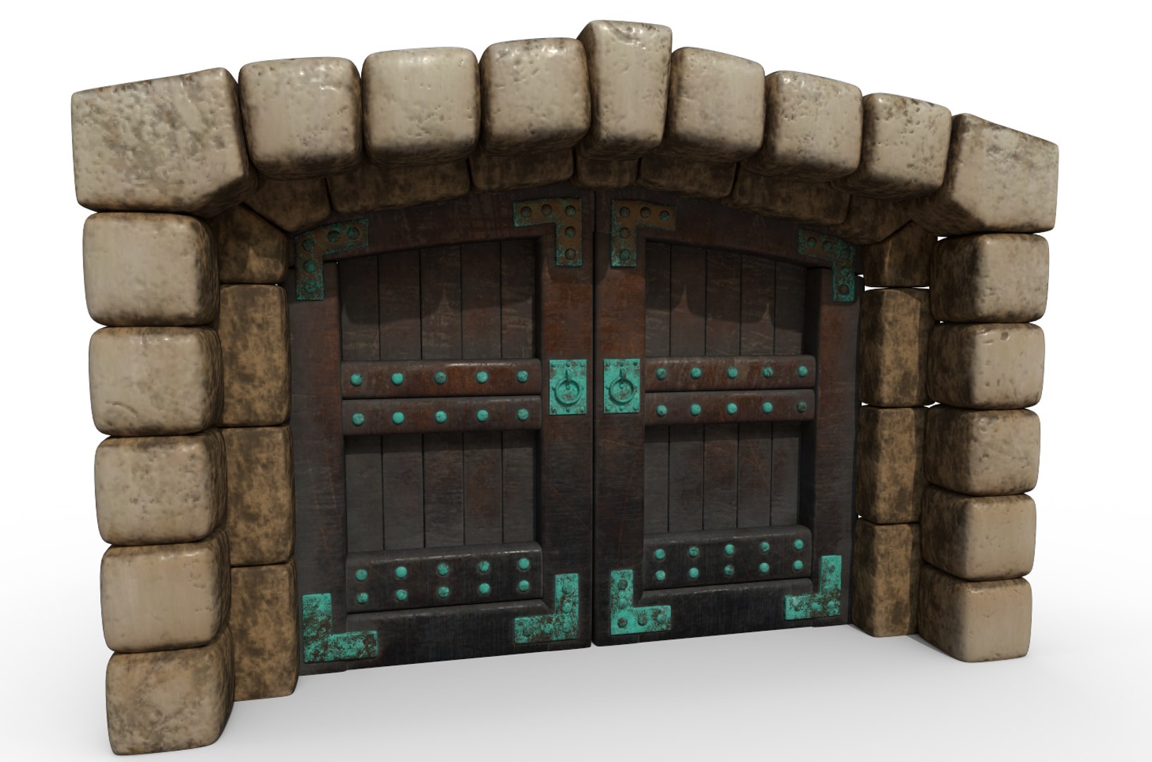 Fortress Entrance 3D model - TurboSquid 1729720
