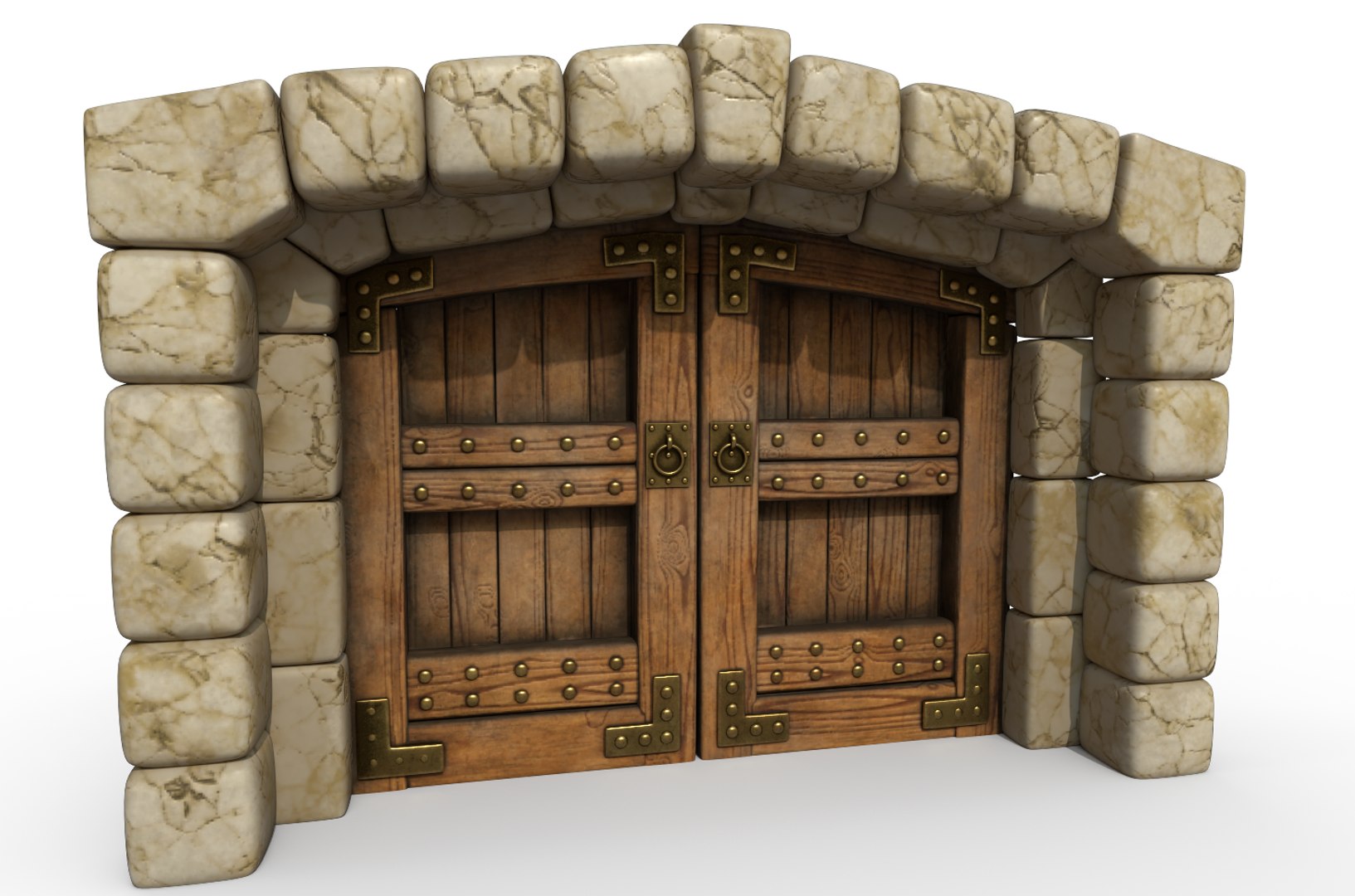 Fortress Entrance 3D model - TurboSquid 1729720