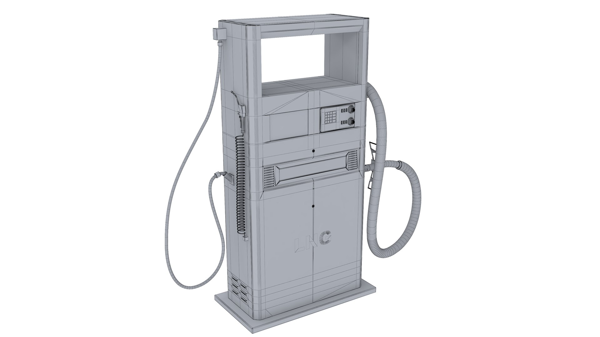 LNG Dispenser 3D Model - TurboSquid 2234068