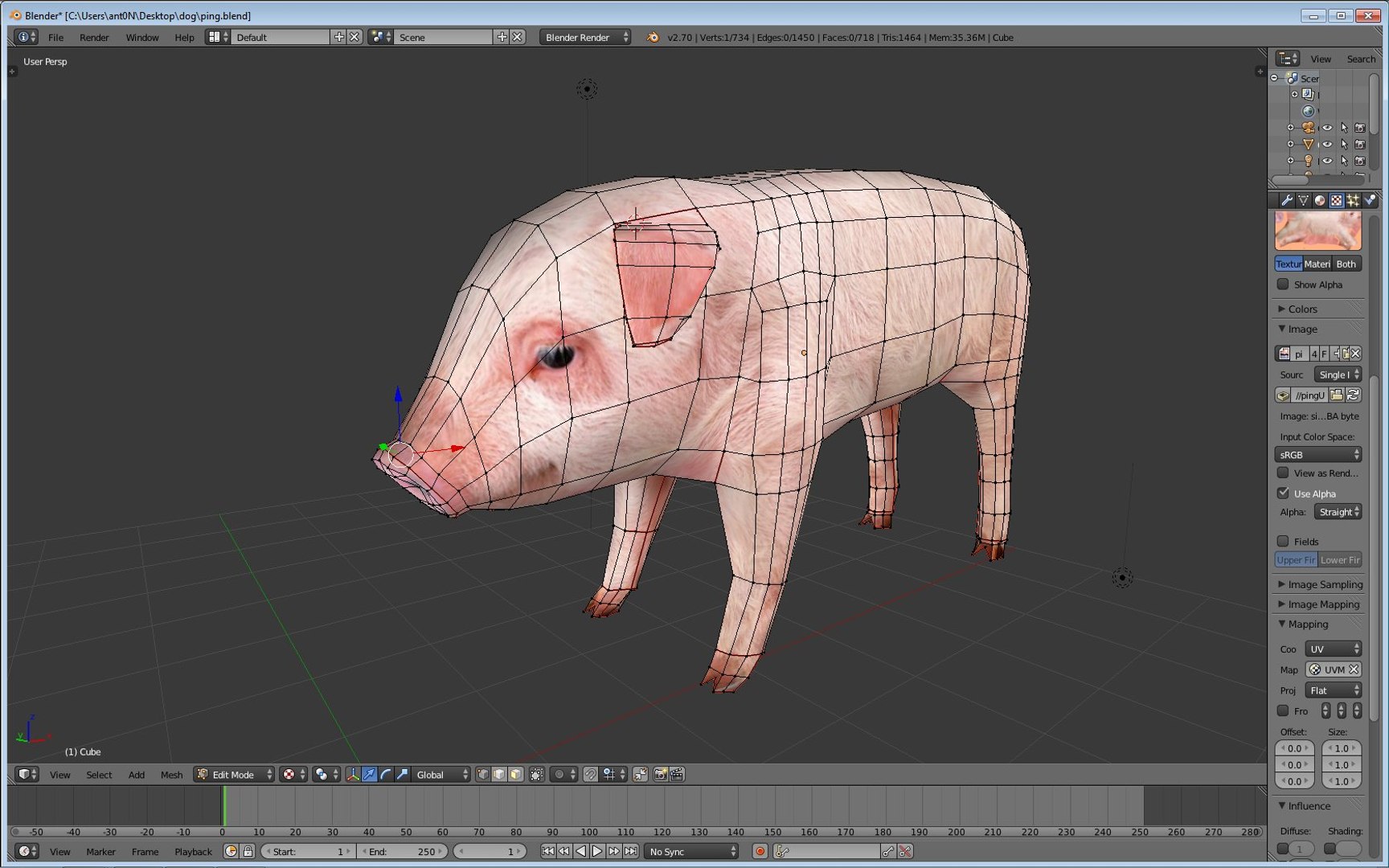 3d Pig Games Model