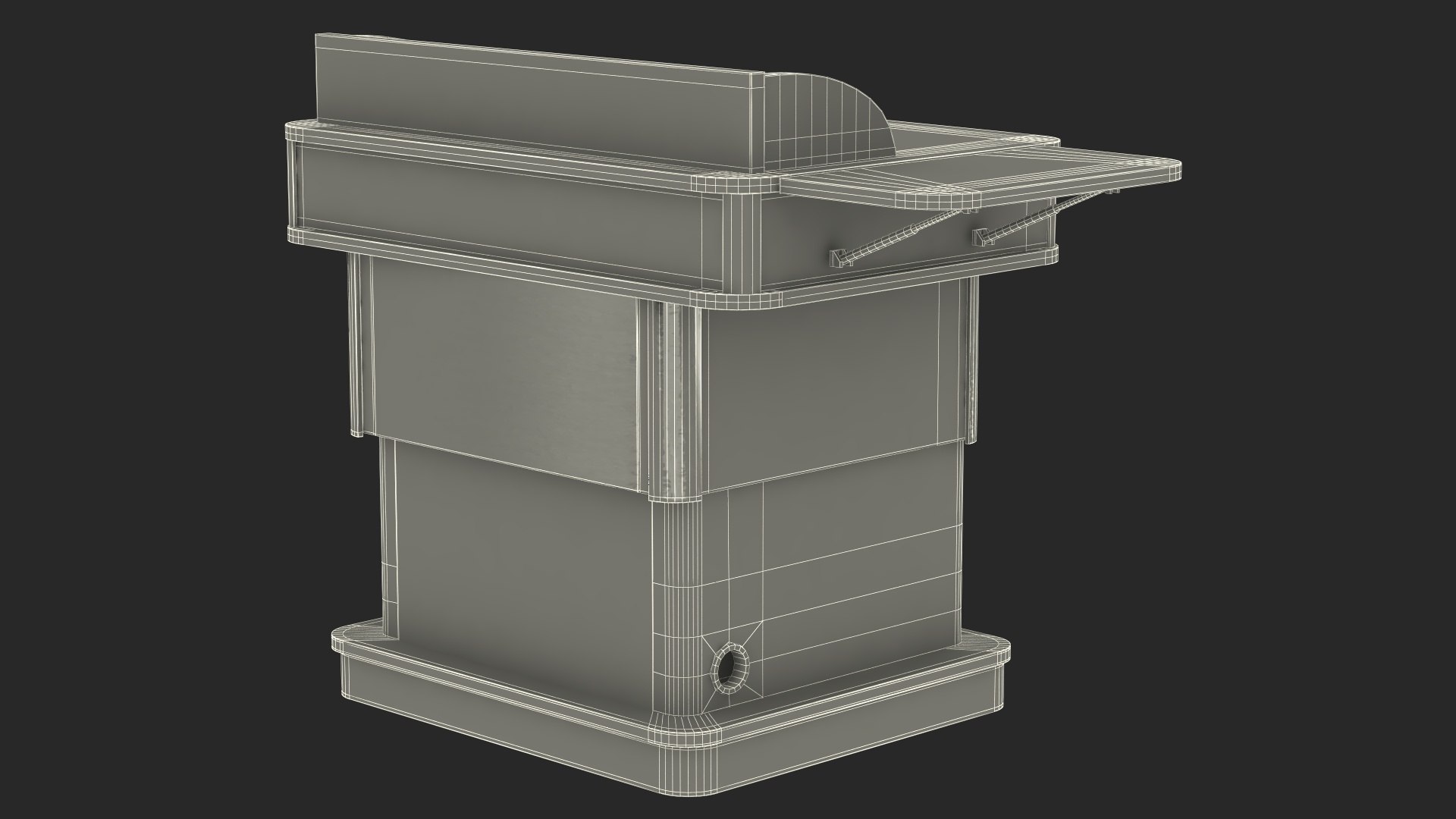 University Lectern 3D Model - TurboSquid 2071365