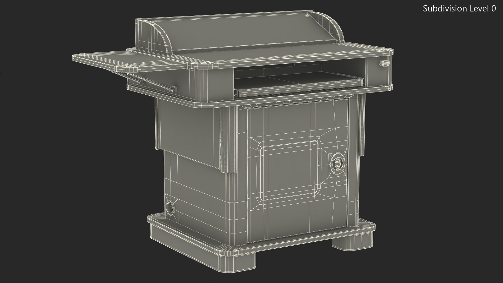 University Lectern 3D Model - TurboSquid 2071365