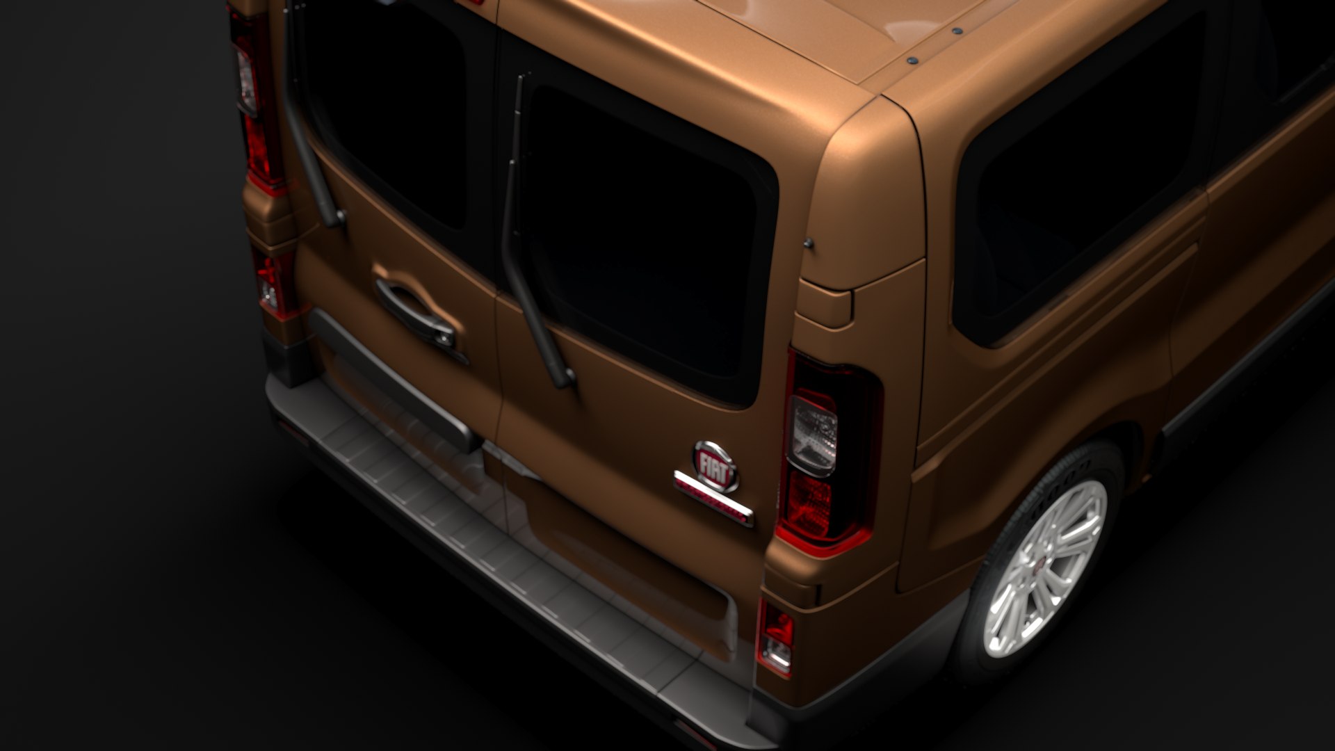 Fiat talento minibus 2019 model - TurboSquid 1440492