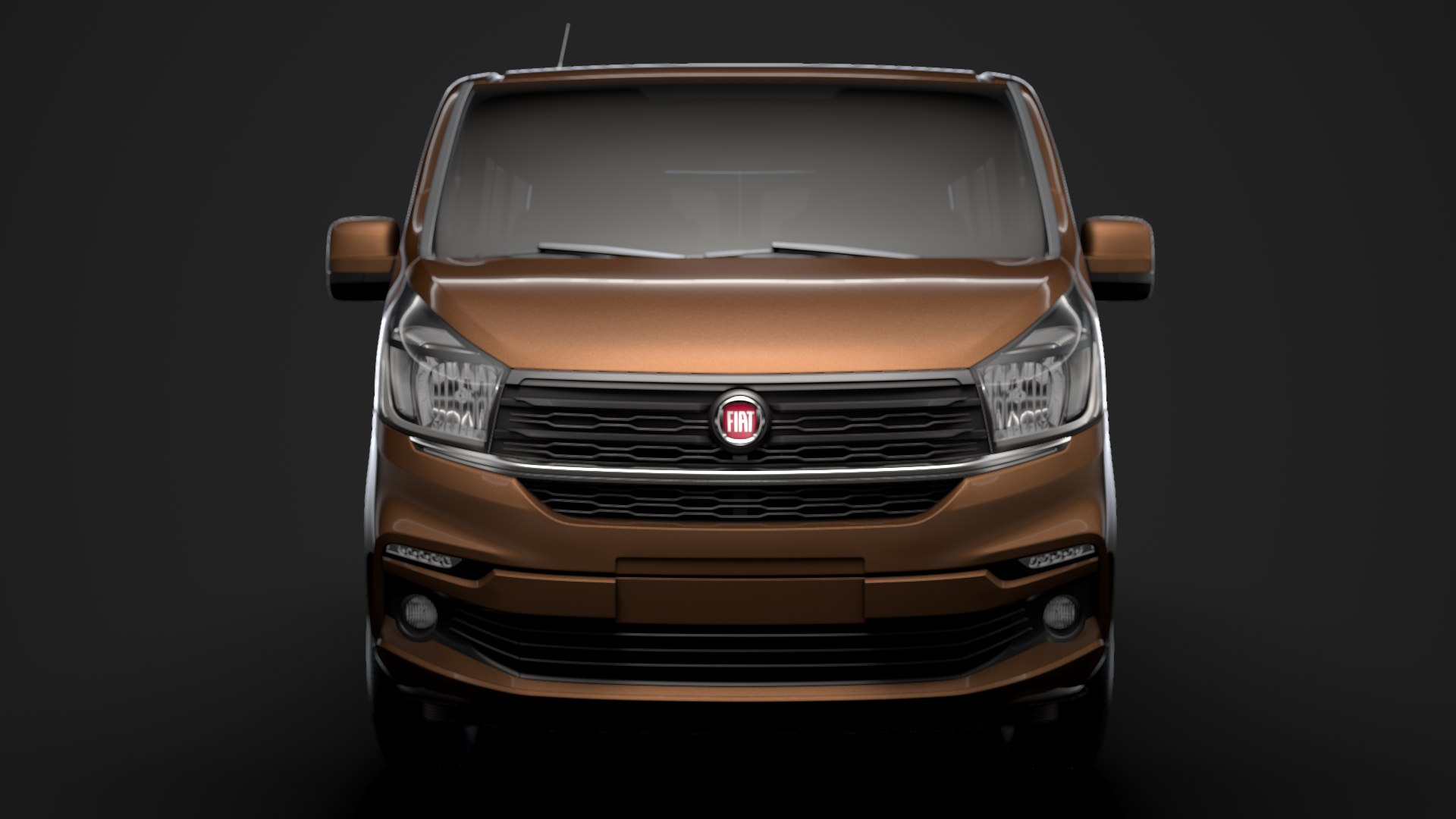 Fiat talento minibus 2019 model - TurboSquid 1440492