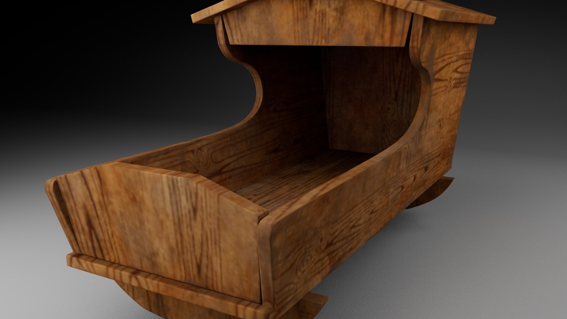 Free Vintage cradle 3D model - TurboSquid 1863443