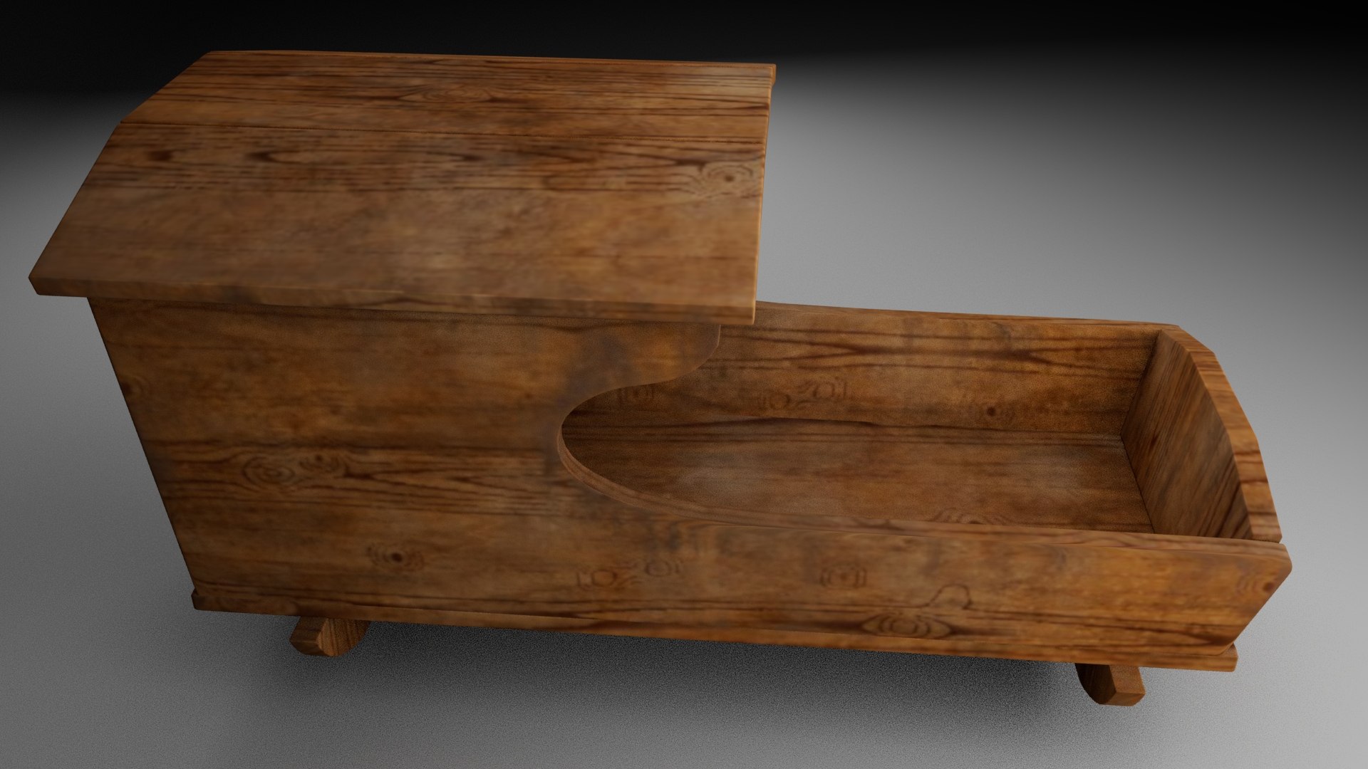 Free Vintage cradle 3D model - TurboSquid 1863443