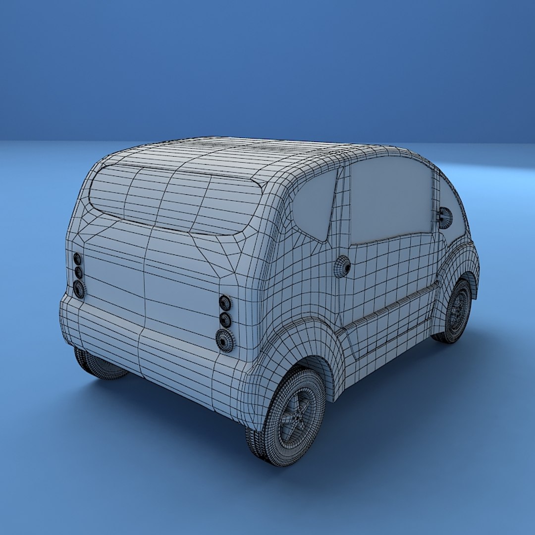 3ds max new car mini cat
