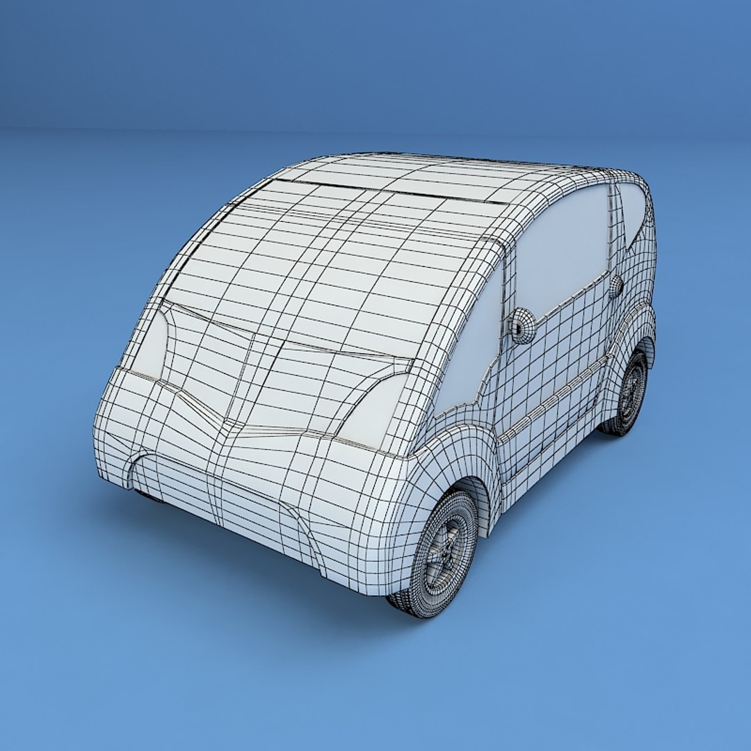 3ds max new car mini cat