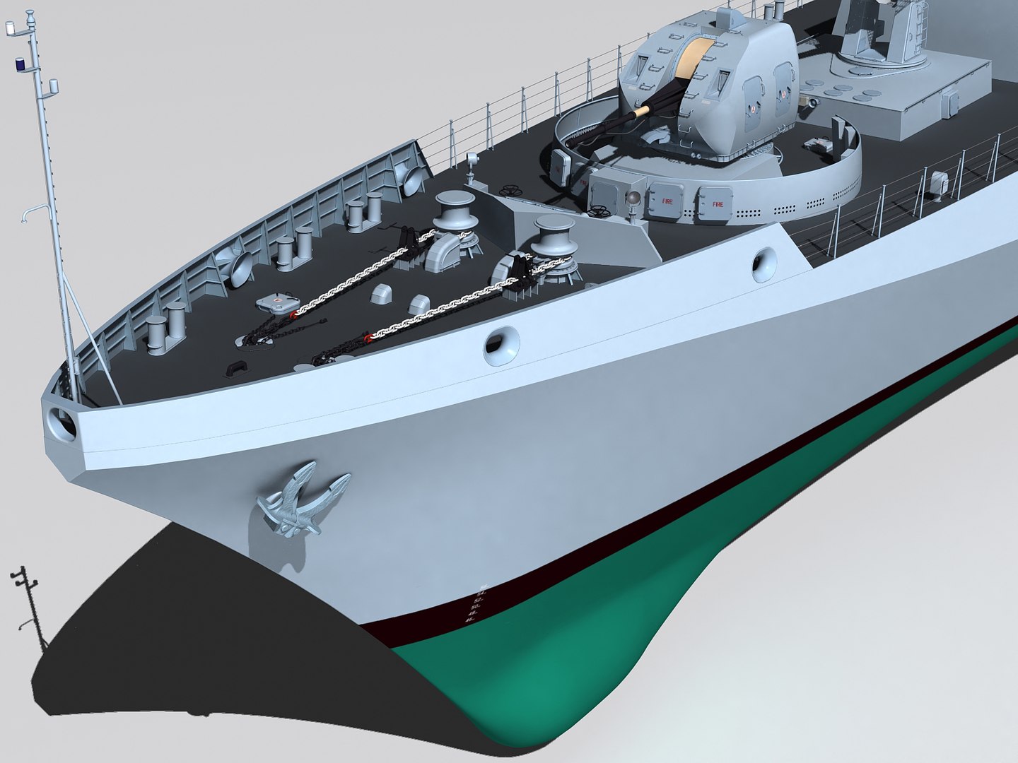 project 11356 ins trishul 3d model