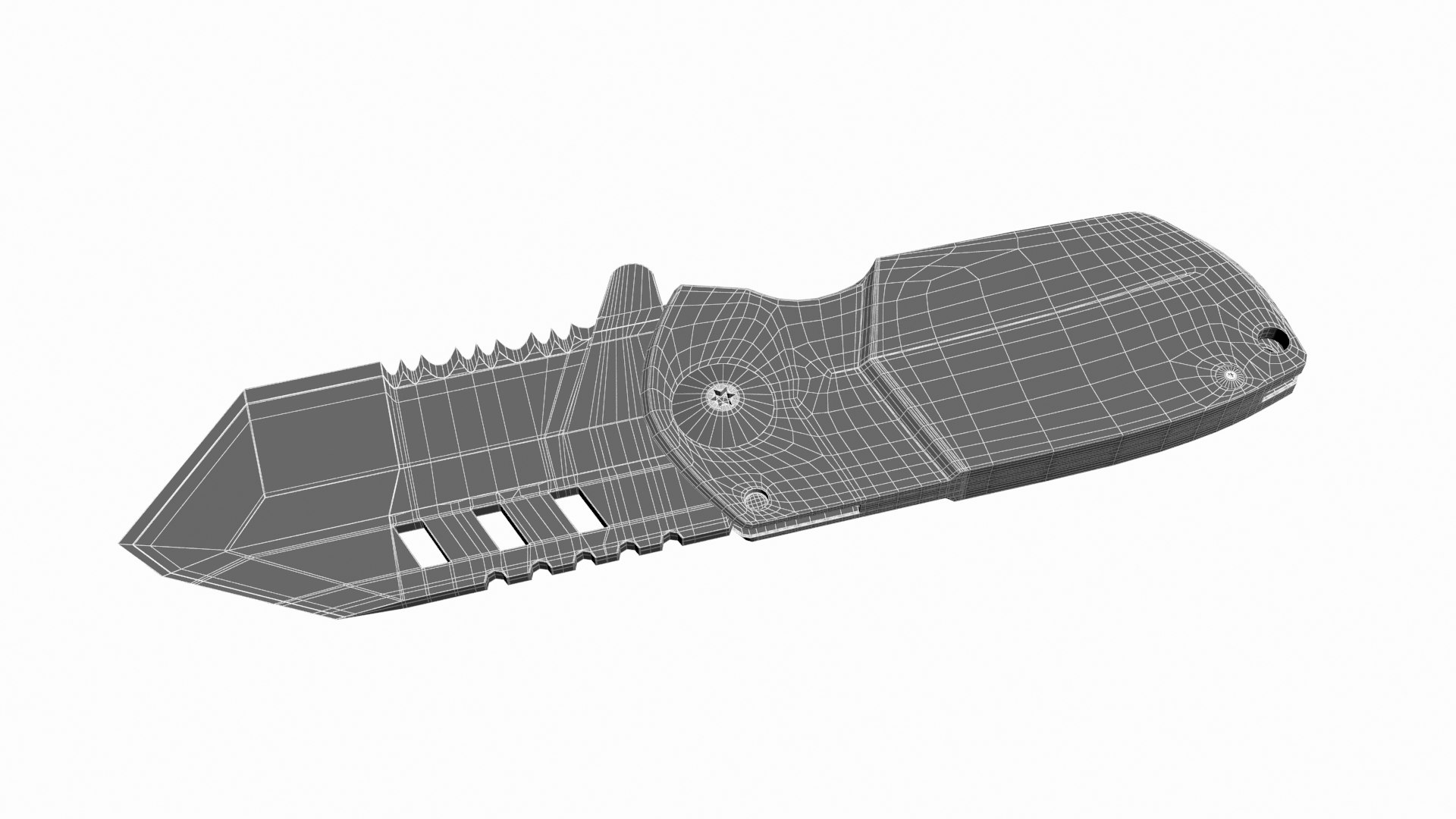 3D Tactical Pocket Knife Model - TurboSquid 1433486