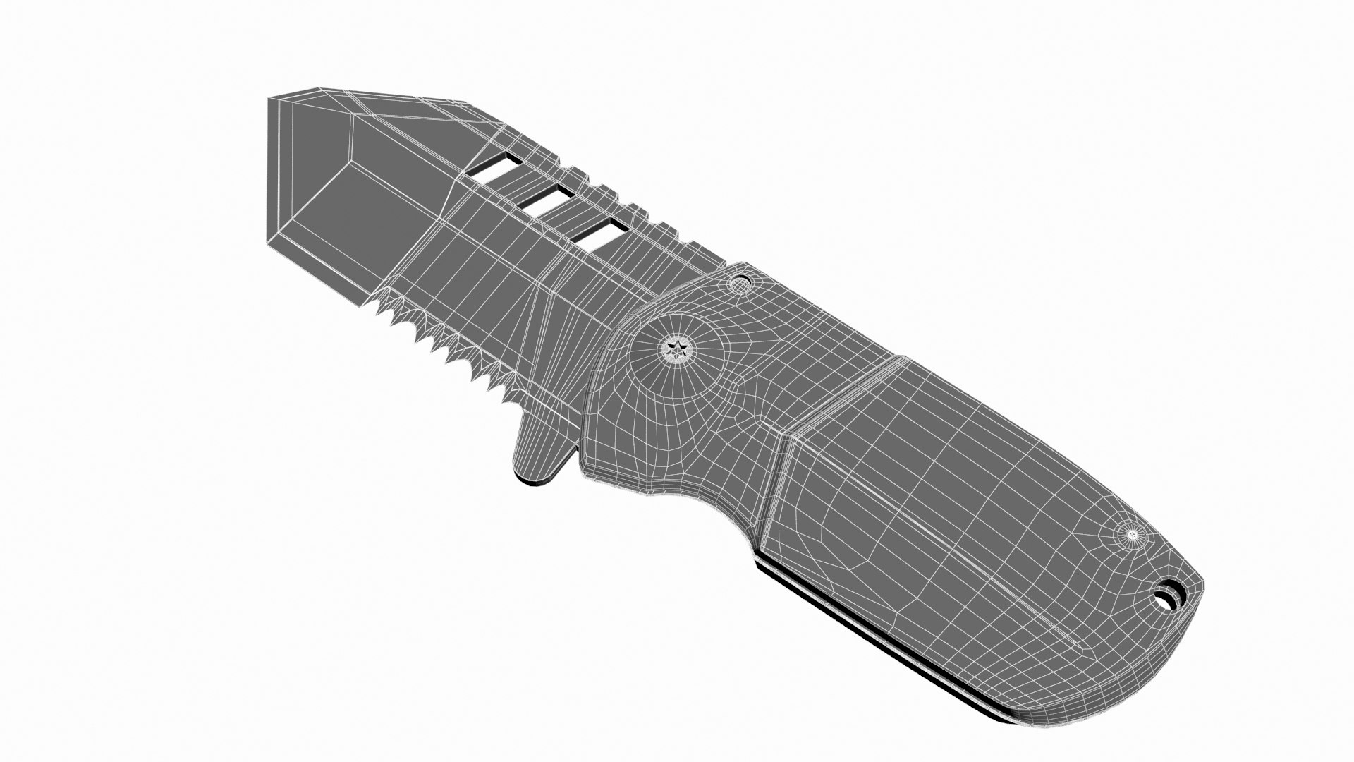 3D Tactical Pocket Knife Model - TurboSquid 1433486
