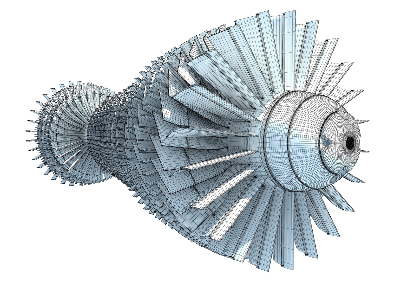 3D Turbine Model - TurboSquid 1170798