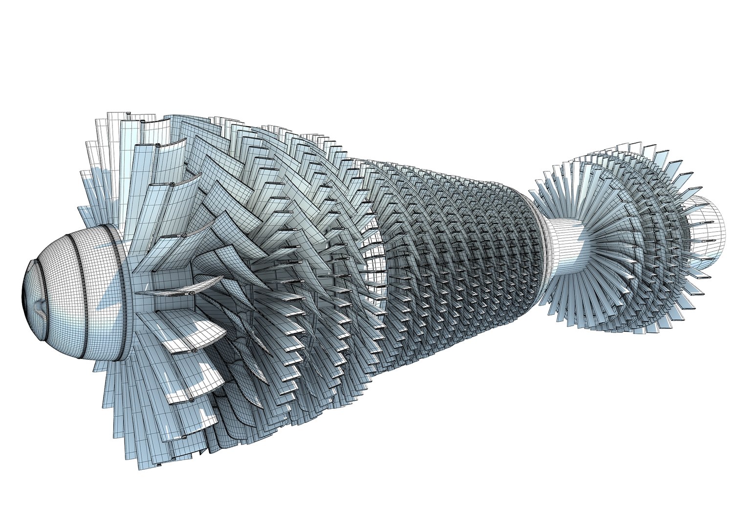 3D Turbine Model - TurboSquid 1170798
