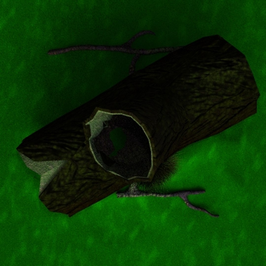Hollow Log 3ds