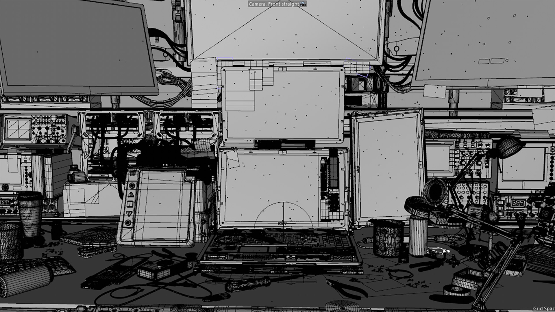 Cyberpunk Hacking 3D Model - TurboSquid 1610345