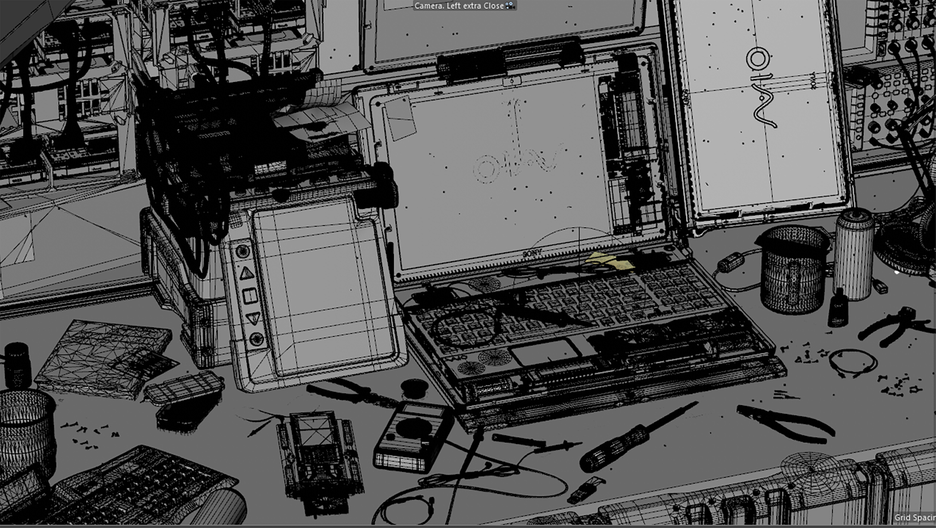 Cyberpunk hacking 3D model - TurboSquid 1610345