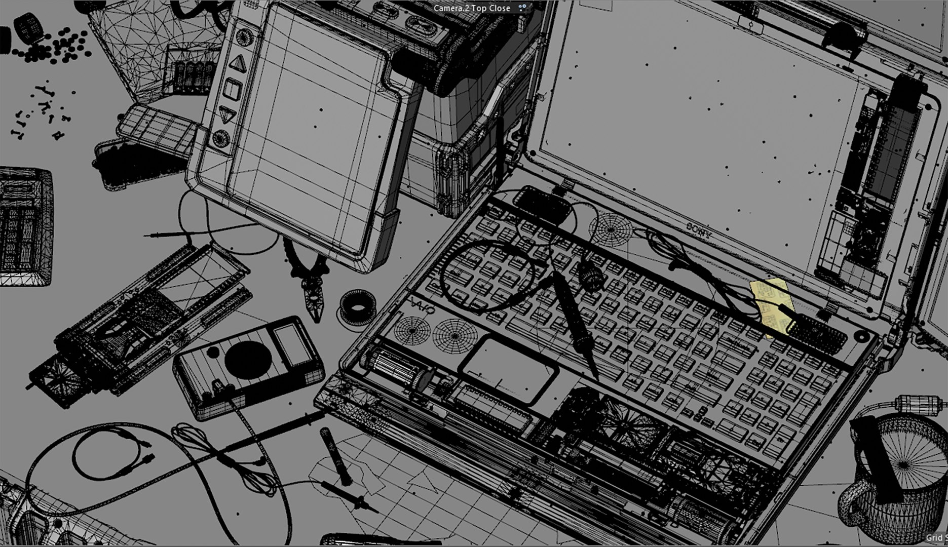 Cyberpunk Hacking 3D Model - TurboSquid 1610345