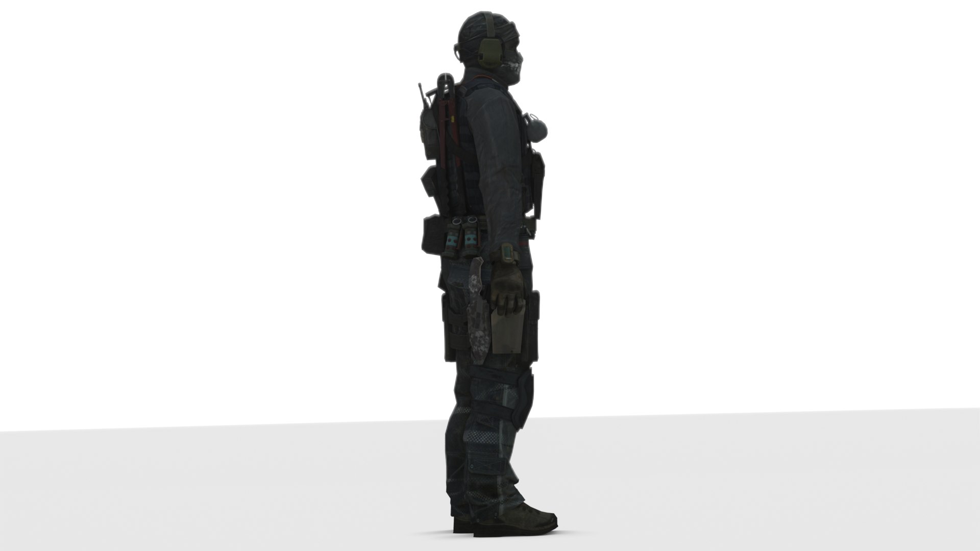 Tactical Spec Ops Soldier 3D Model High-Quality Rigged 3D Model ...