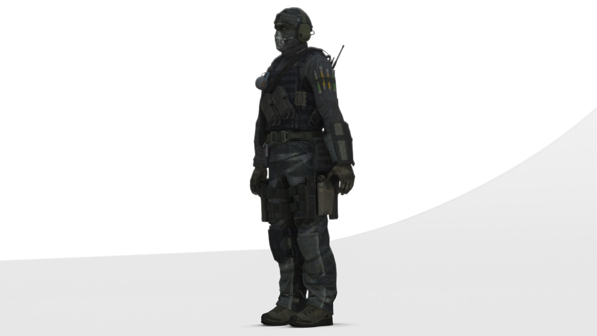 Tactical Spec Ops Soldier 3D Model High-Quality Rigged 3D Model ...