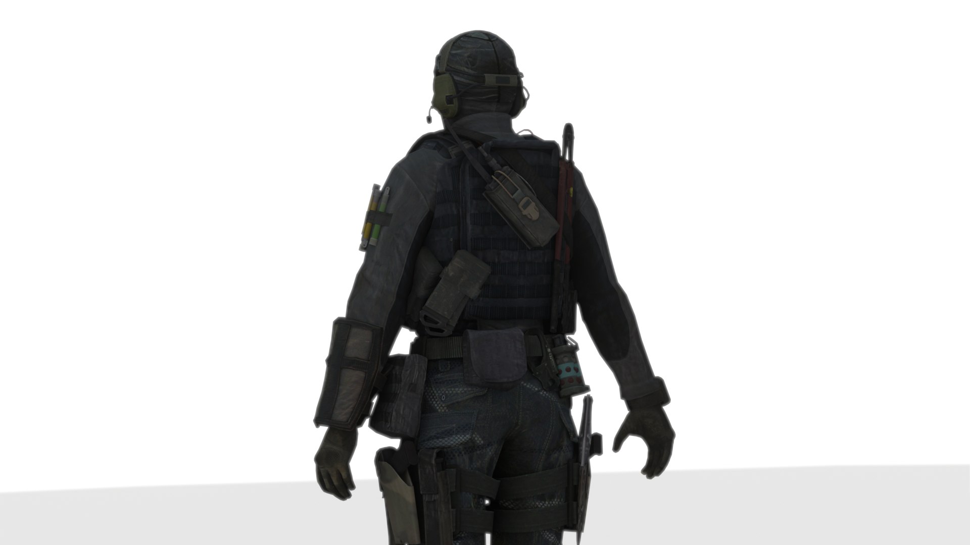 Tactical Spec Ops Soldier 3D Model High-Quality Rigged 3D Model ...
