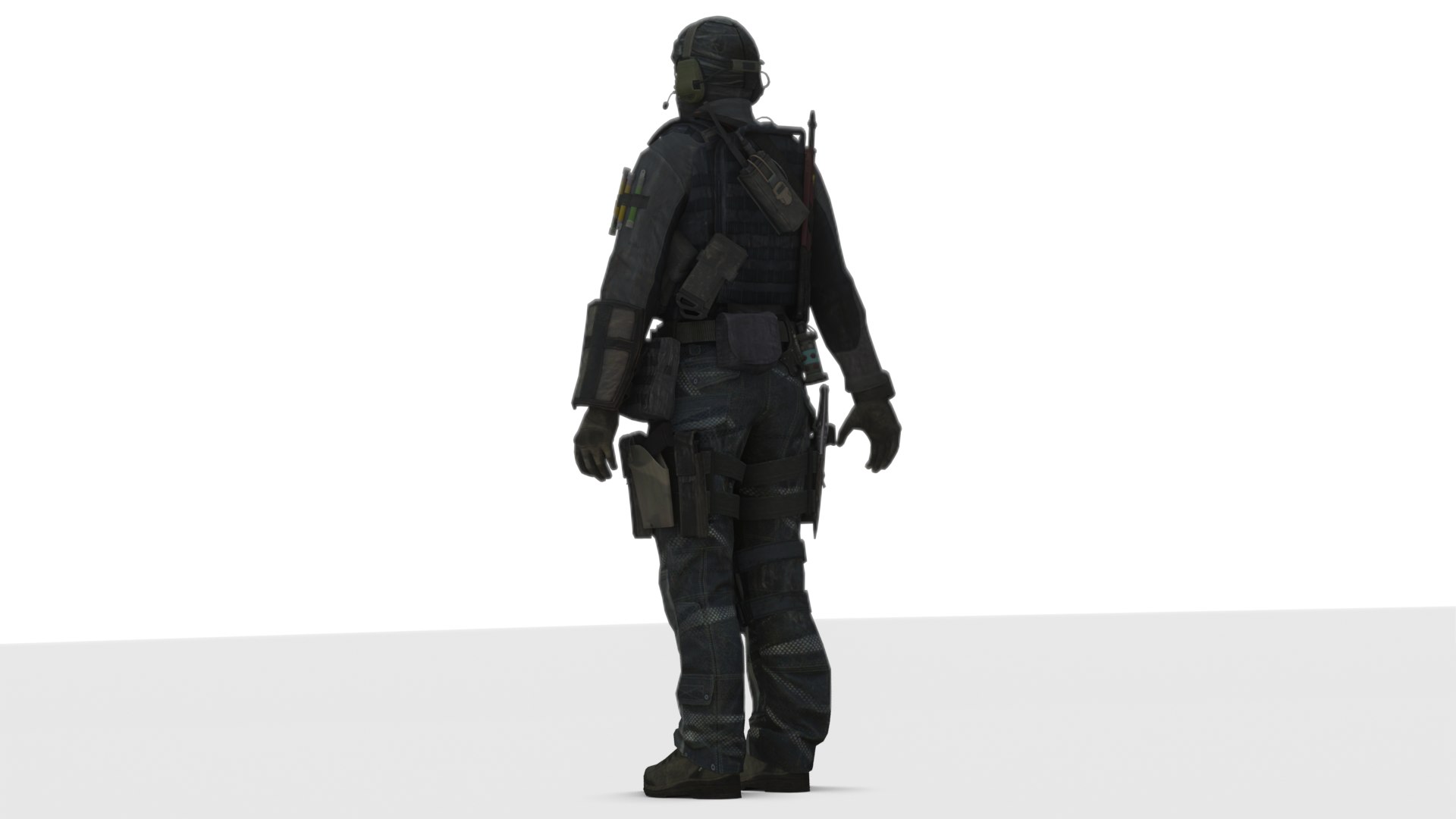 Tactical Spec Ops Soldier 3D Model High-Quality Rigged 3D Model ...