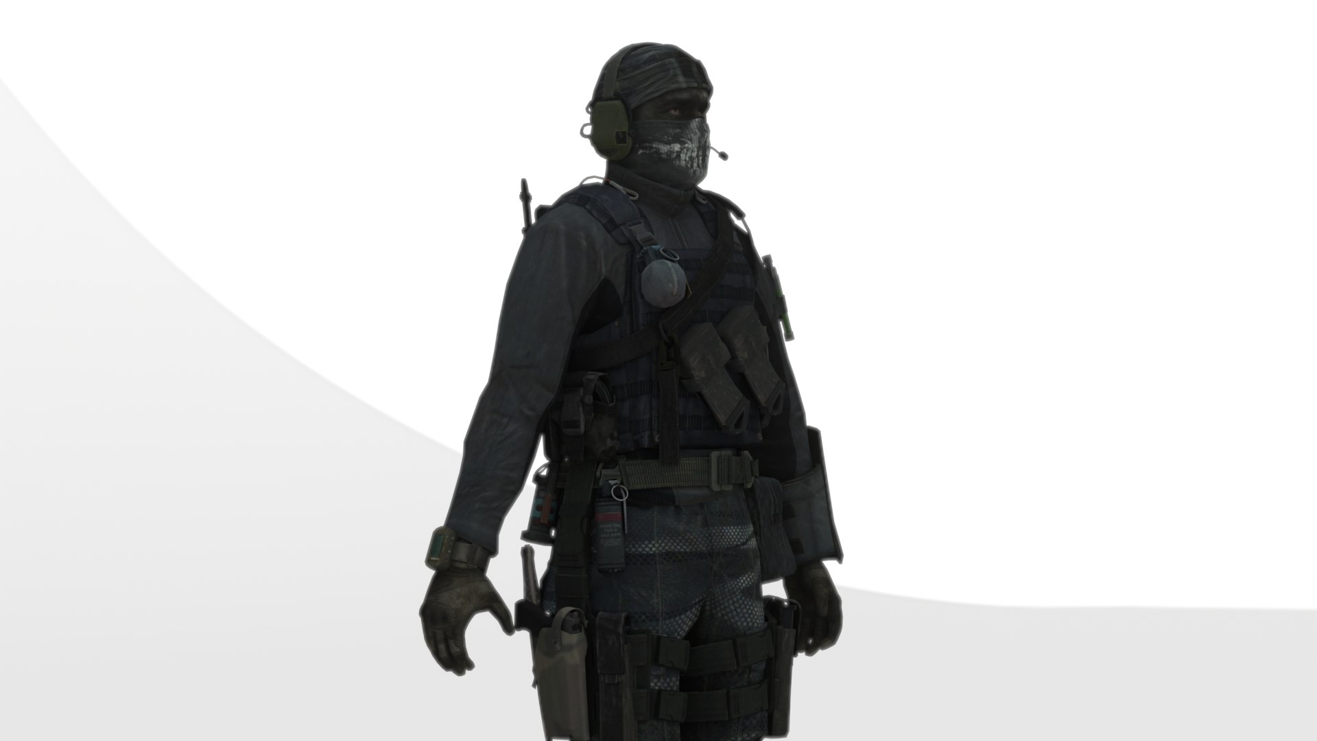 Tactical Spec Ops Soldier 3D Model High-Quality Rigged 3D Model ...