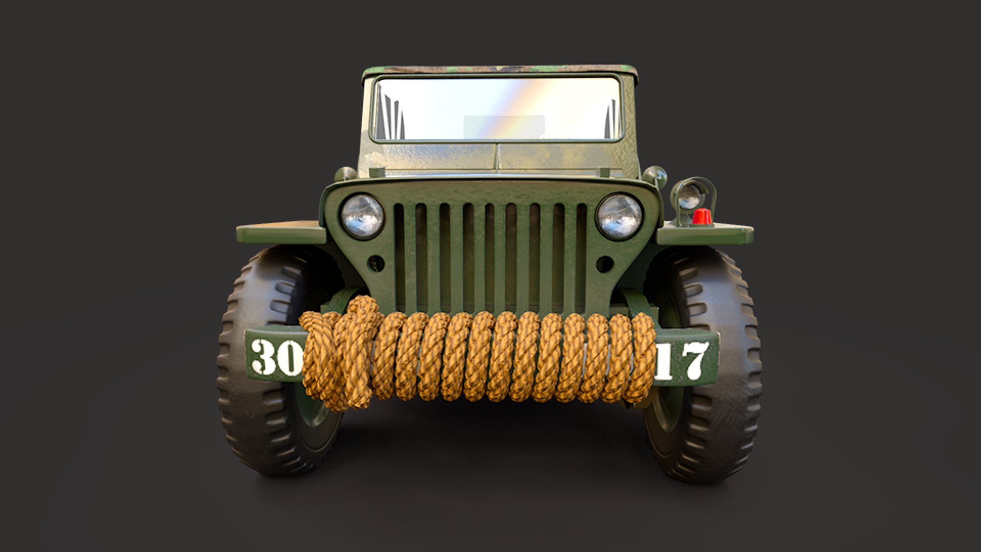 3D Willy S Jeep V2 - TurboSquid 1645824