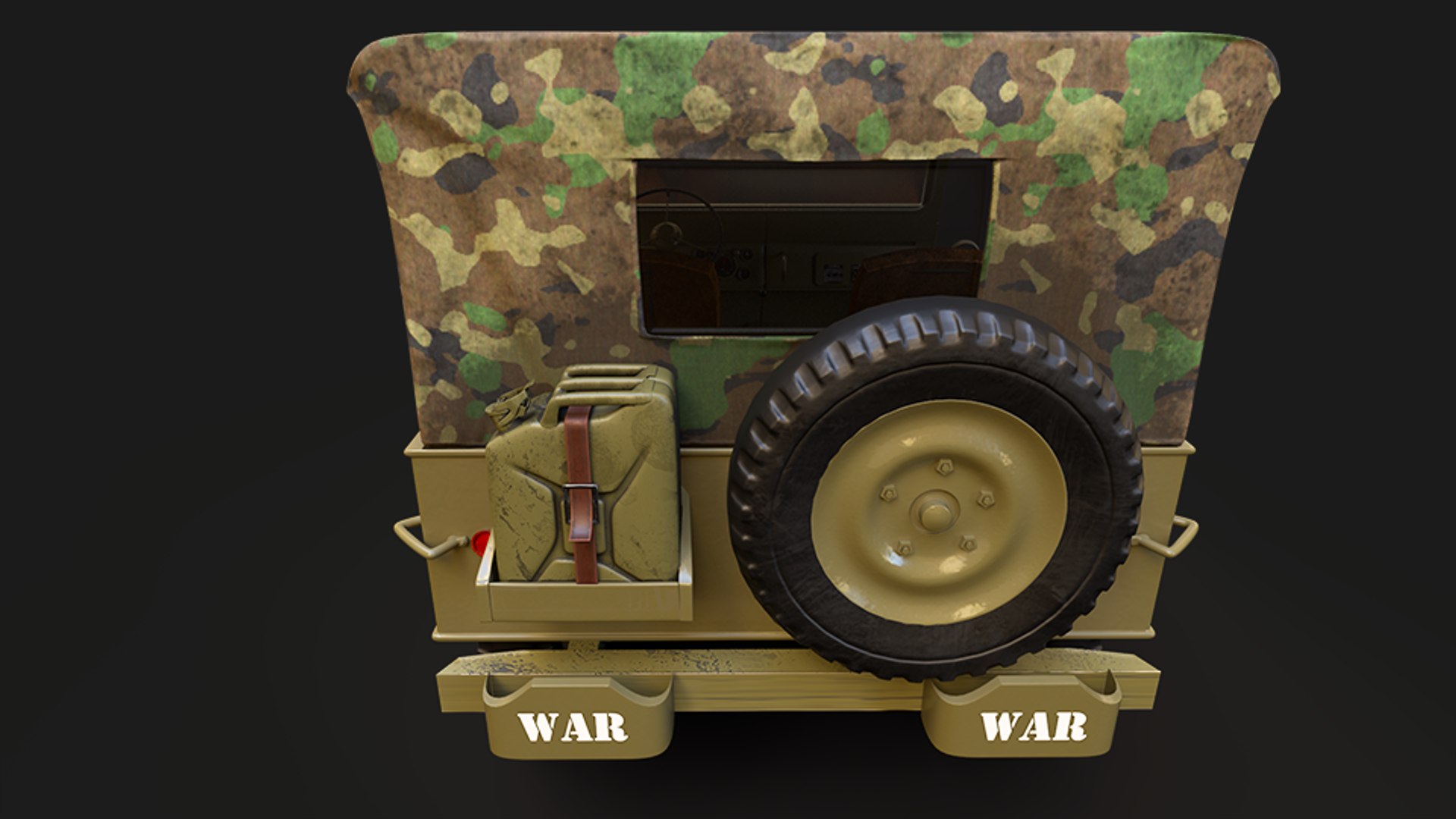 3D Willy S Jeep V2 - TurboSquid 1645824