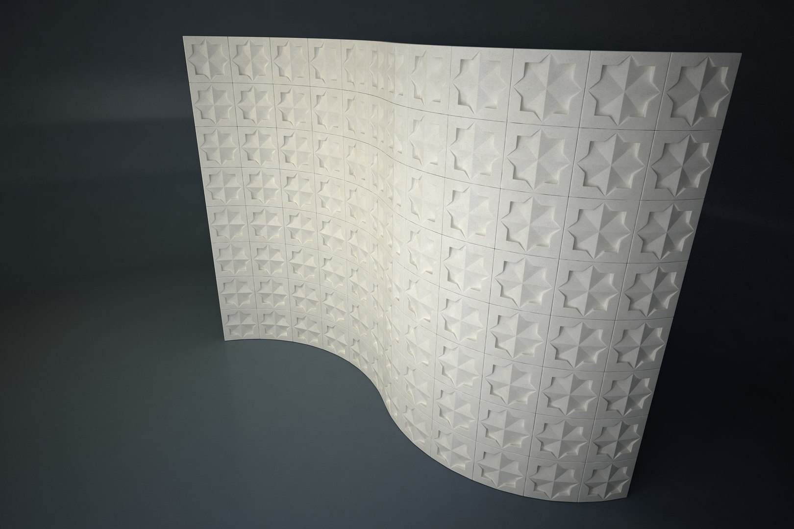 Pattern wall 3D model - TurboSquid 1445459
