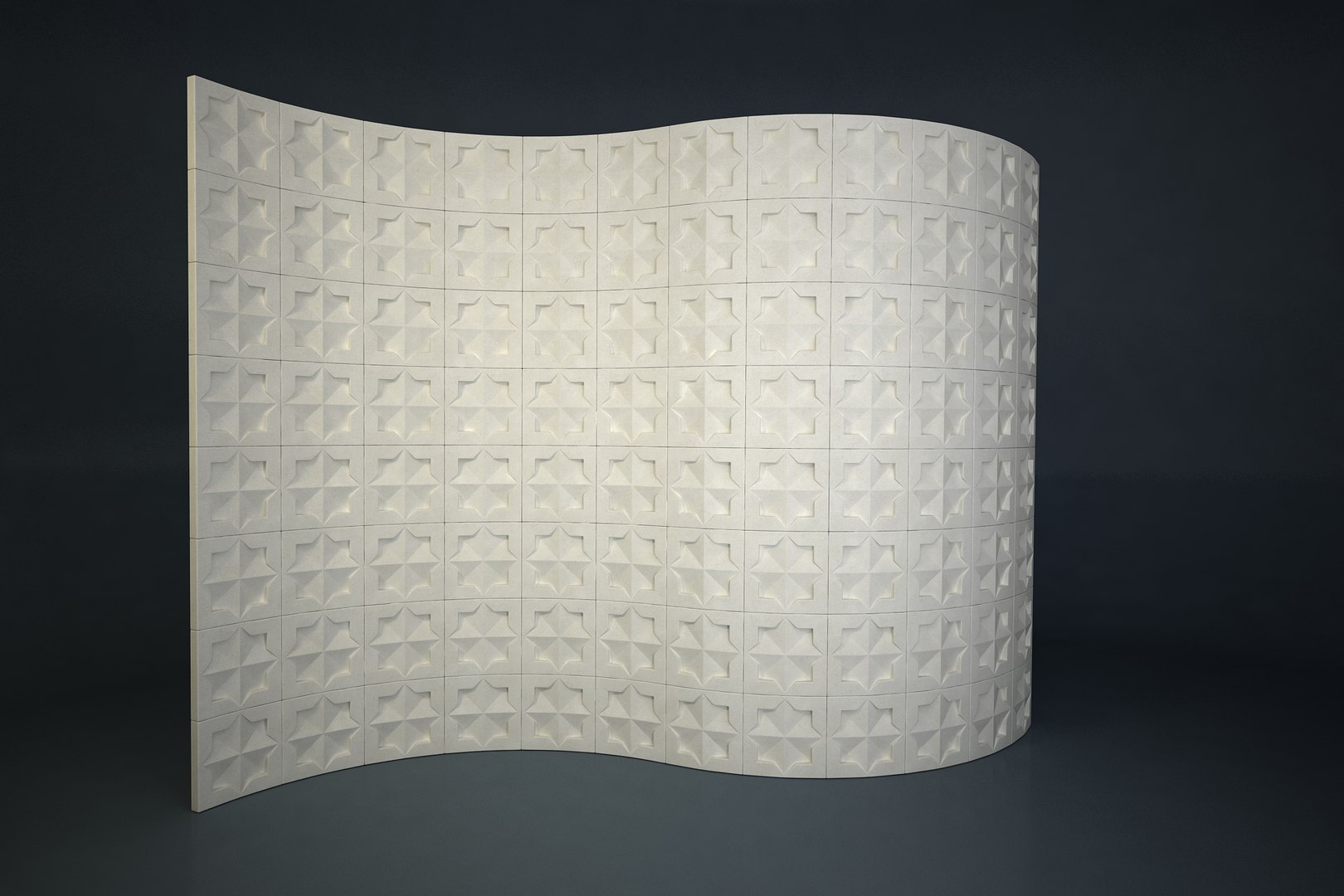 Pattern wall 3D model - TurboSquid 1445459