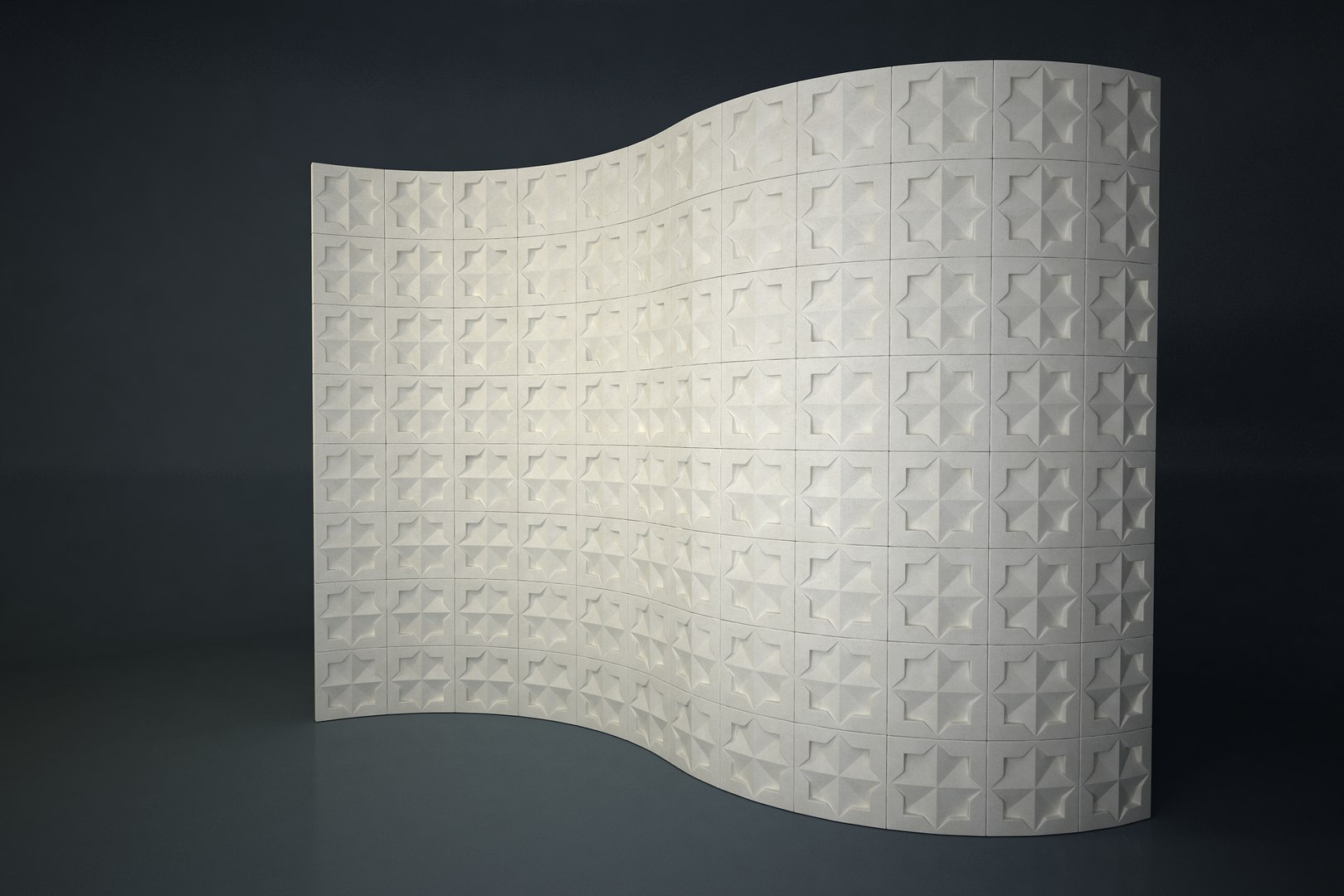 Pattern wall 3D model - TurboSquid 1445459