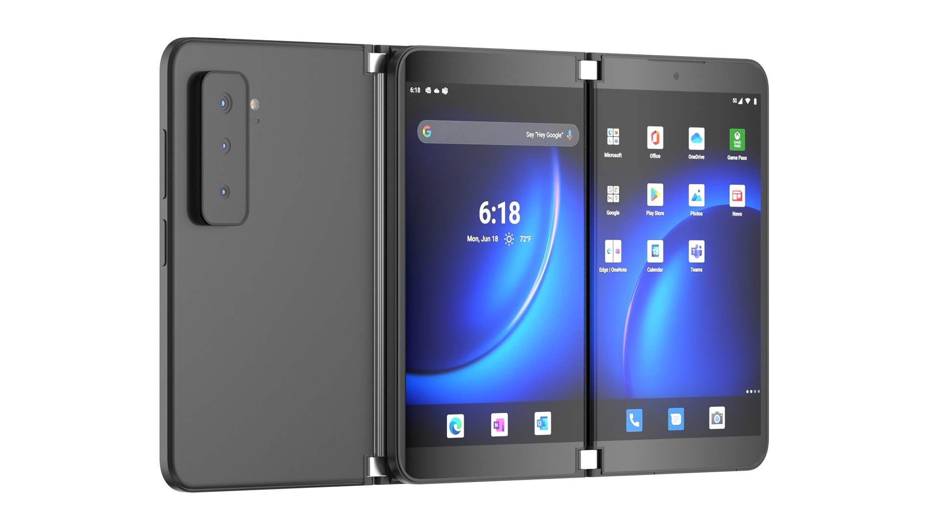 3D Microsoft Surface Duo 2 Black - TurboSquid 2144164