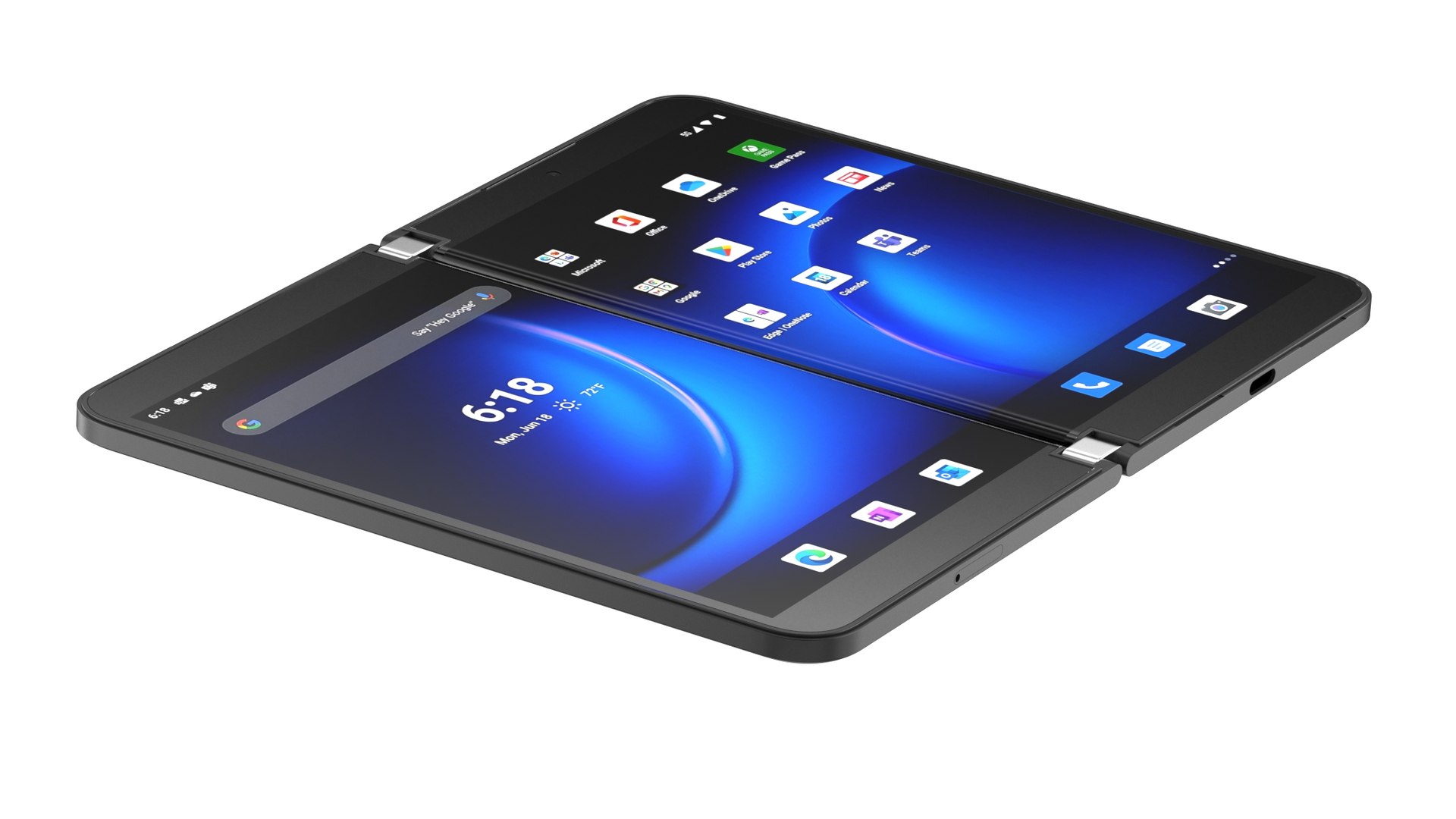 3D Microsoft Surface Duo 2 Black - TurboSquid 2144164