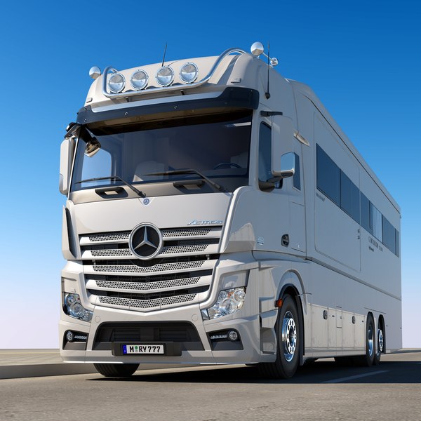 3d actros motorhome model