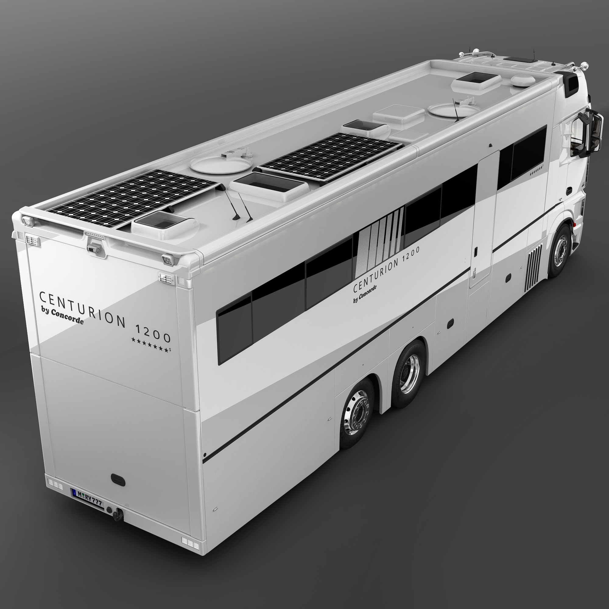 3d actros motorhome model