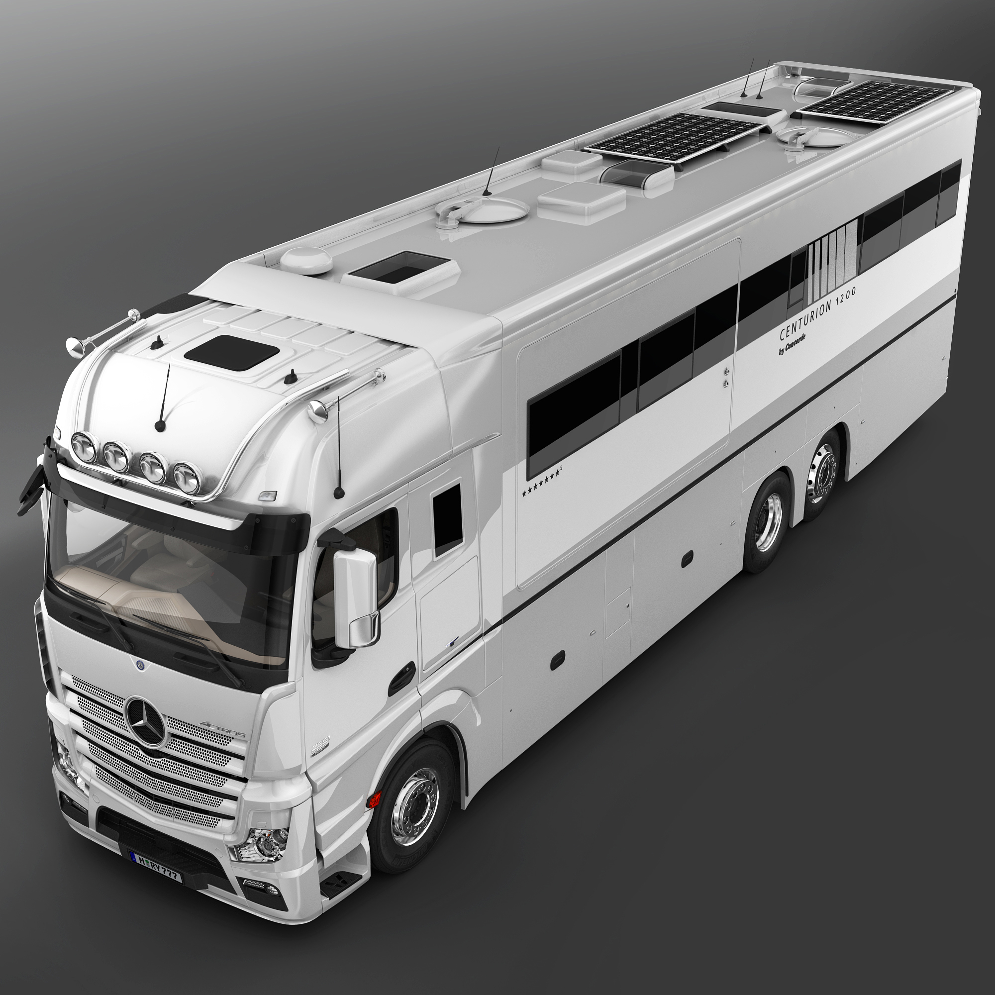 3d actros motorhome model