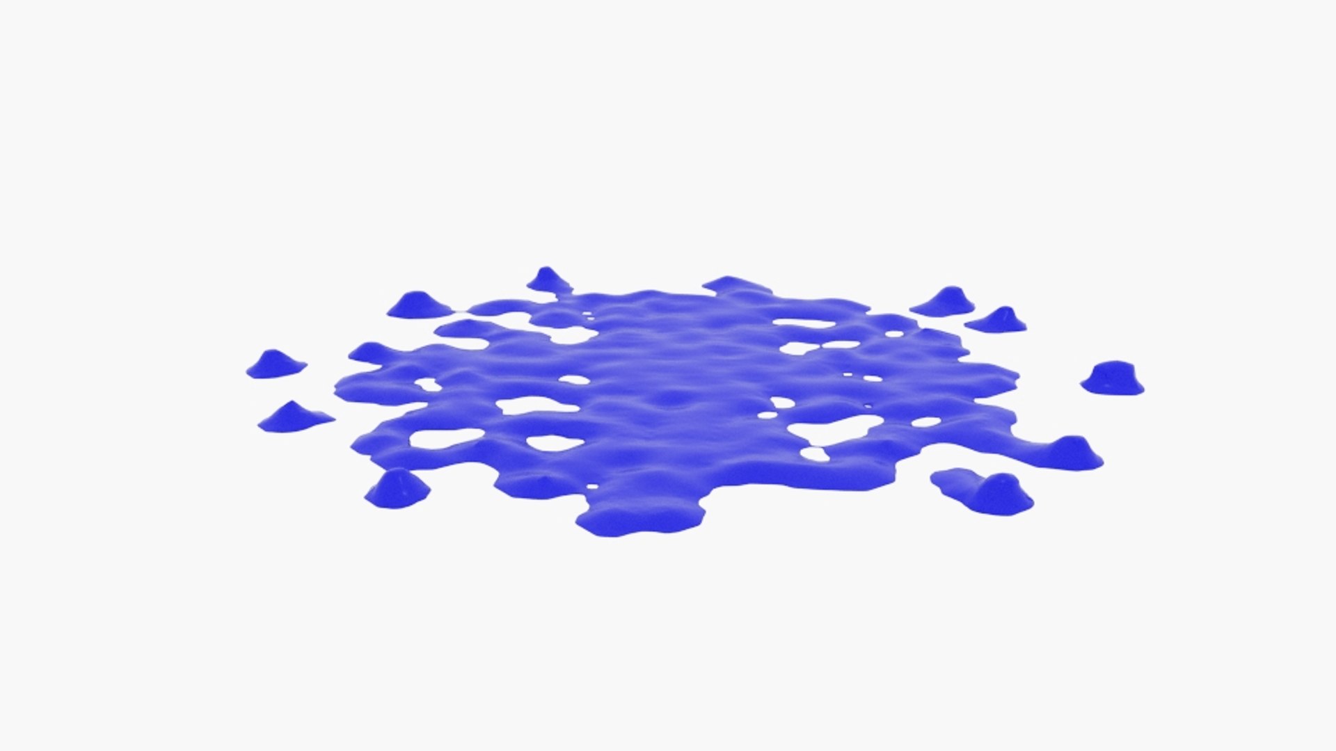 3D Sphere Splash Splatter Model - TurboSquid 1161746