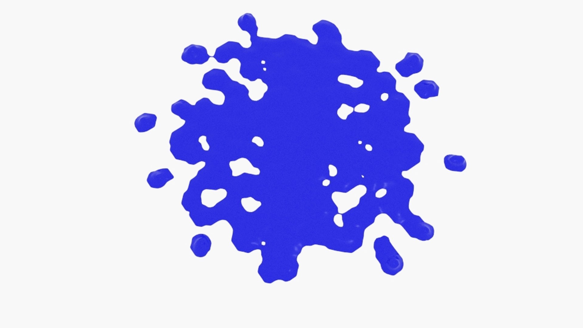 3D Sphere Splash Splatter Model - TurboSquid 1161746