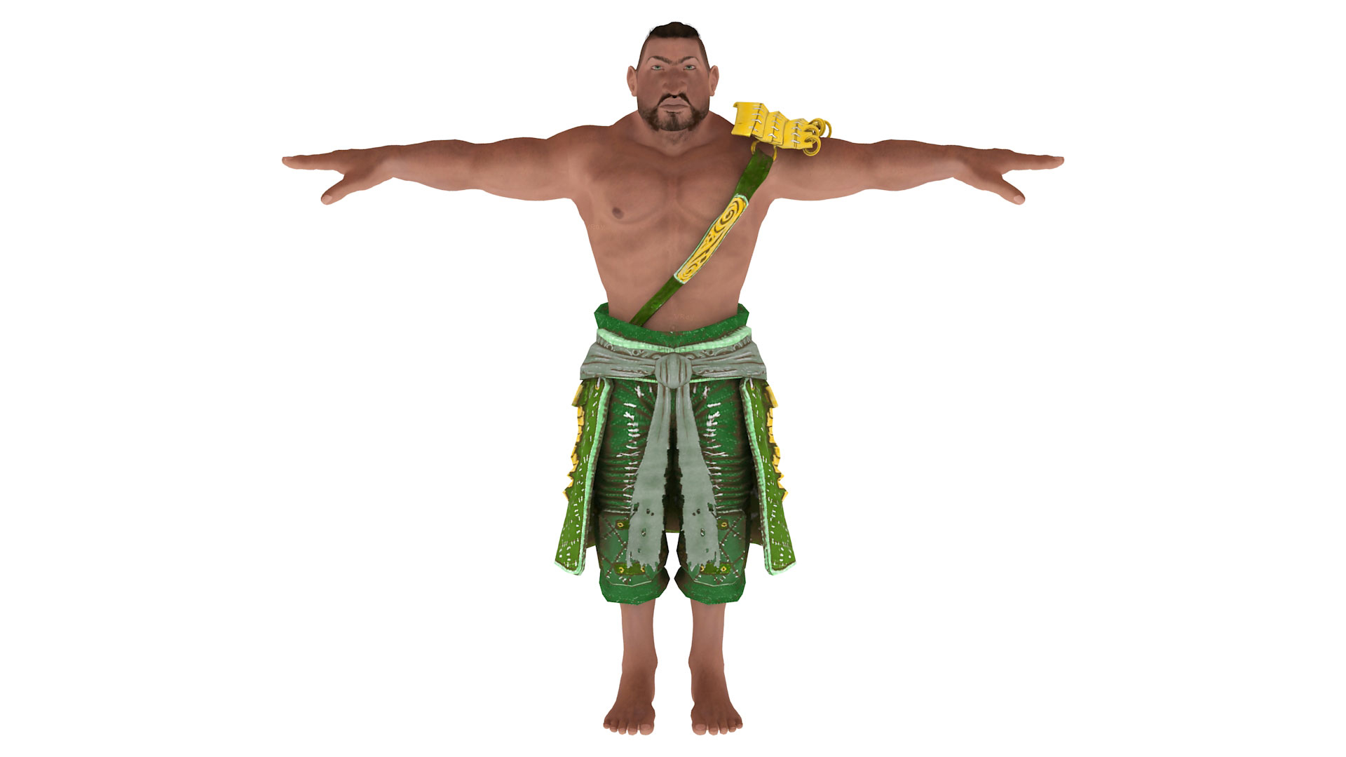 3d asger viking male brute model