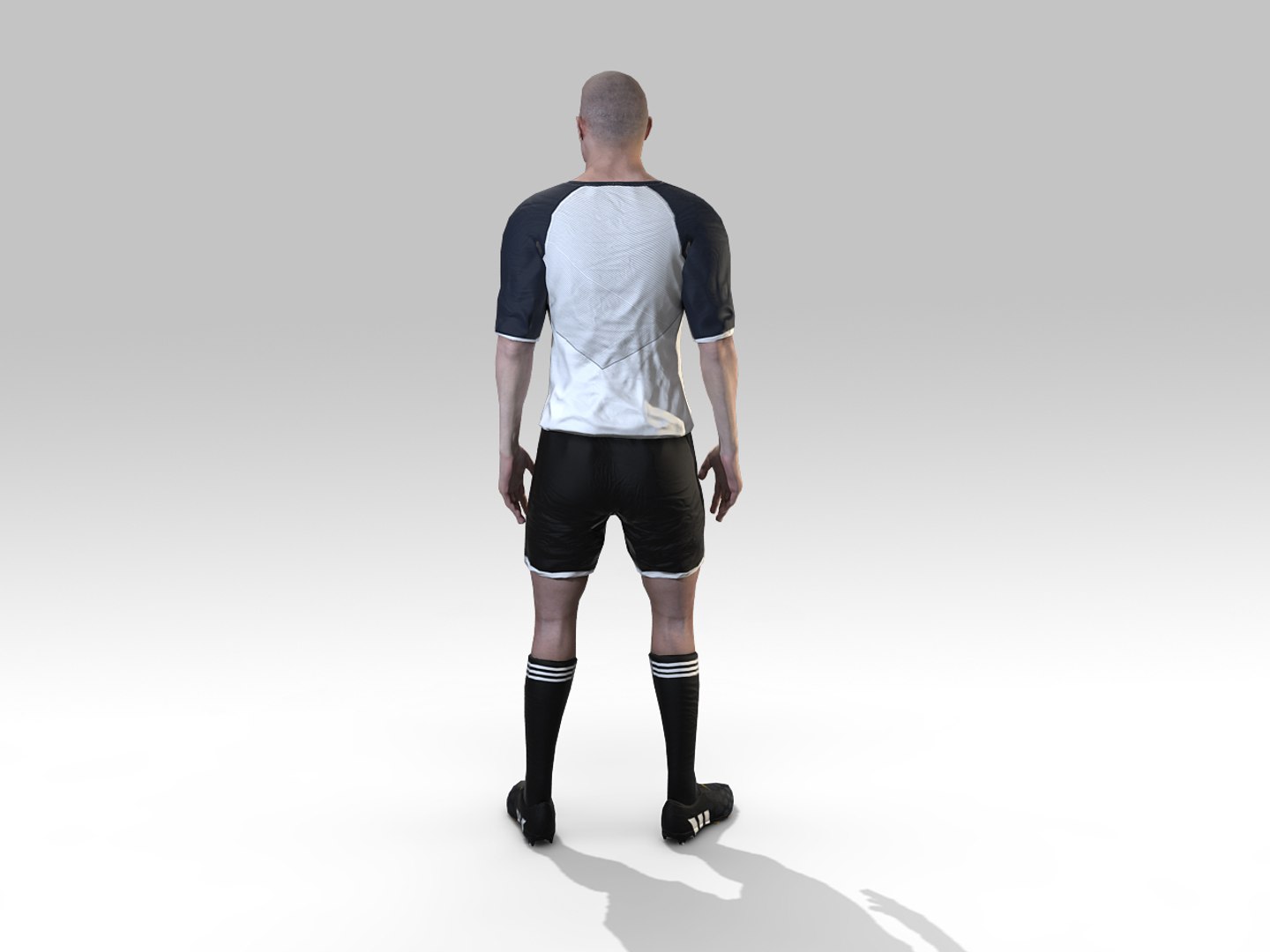 Footballer Rigged Max