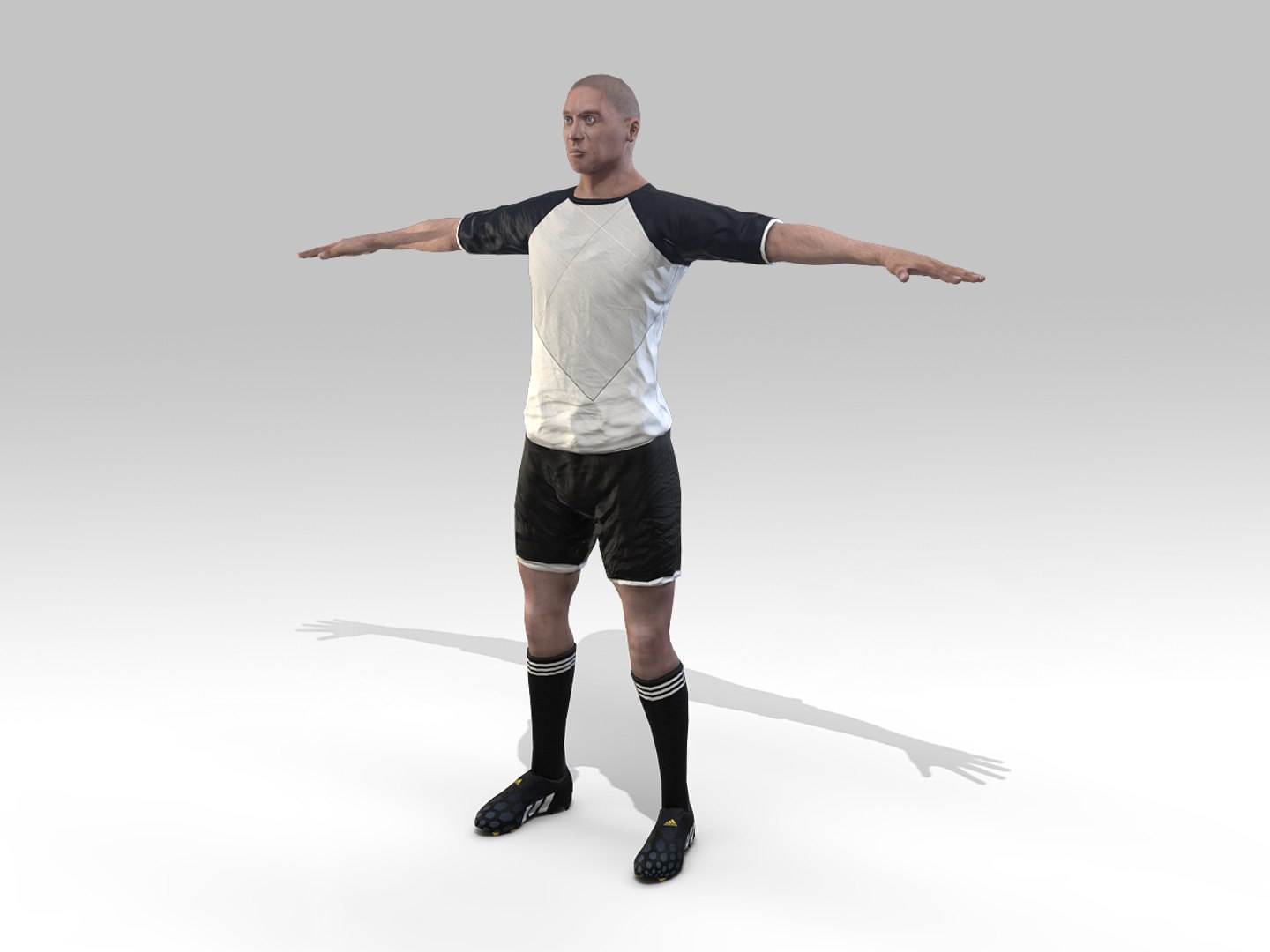 Footballer Rigged Max