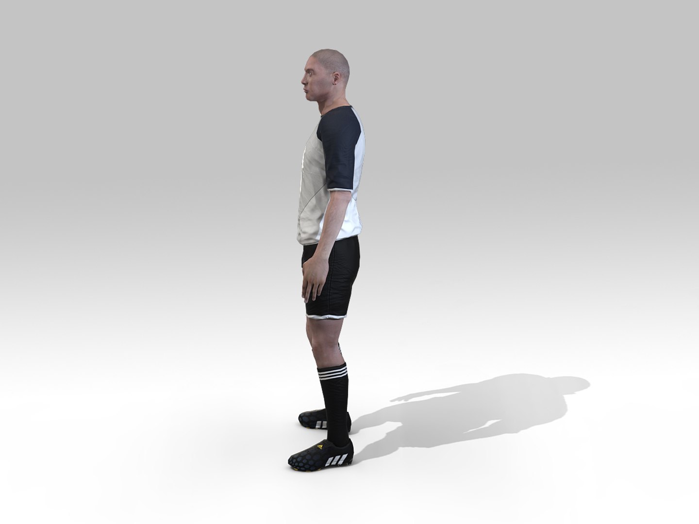 Footballer Rigged Max