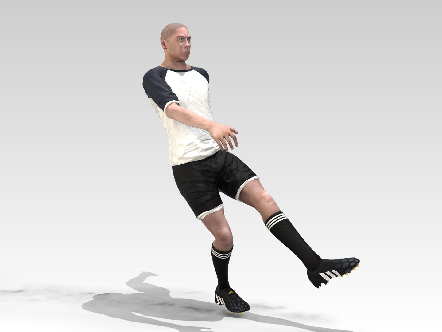 Footballer Rigged Max