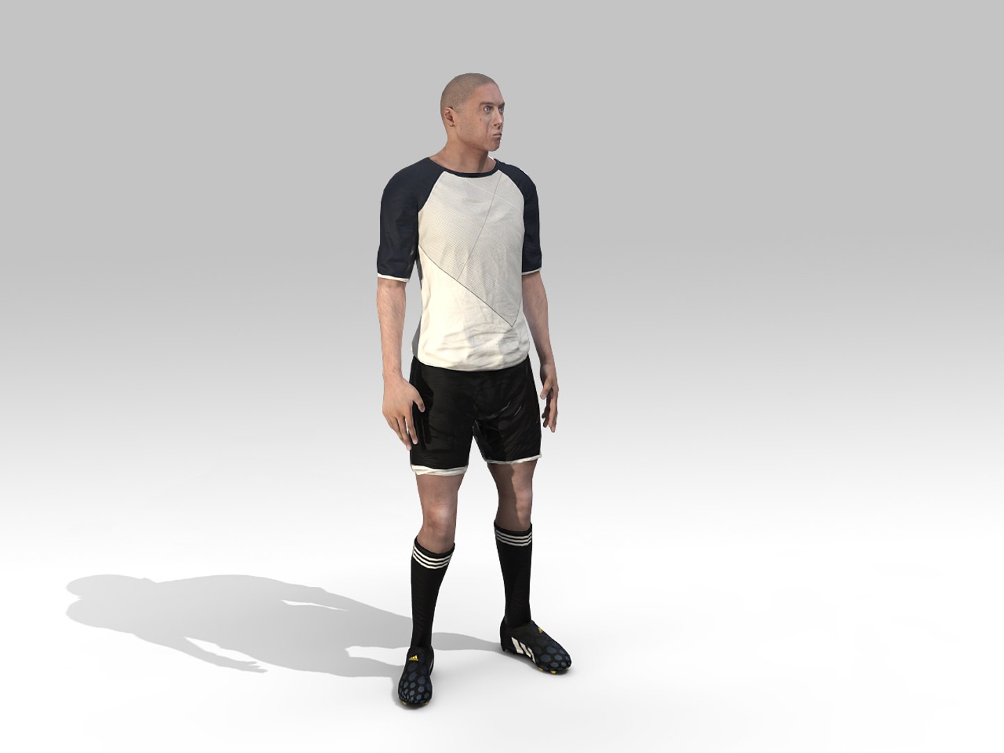 Footballer Rigged Max