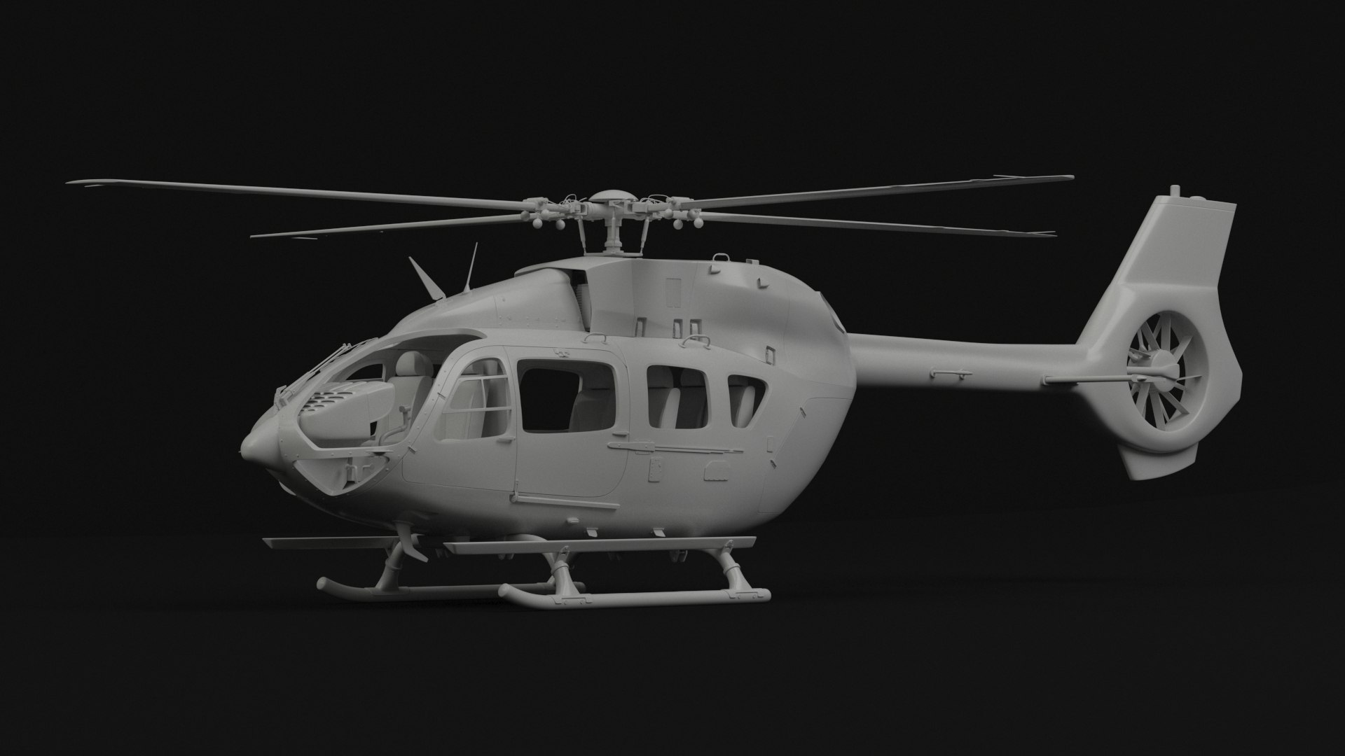 Airbus H145 Model - TurboSquid 1627781